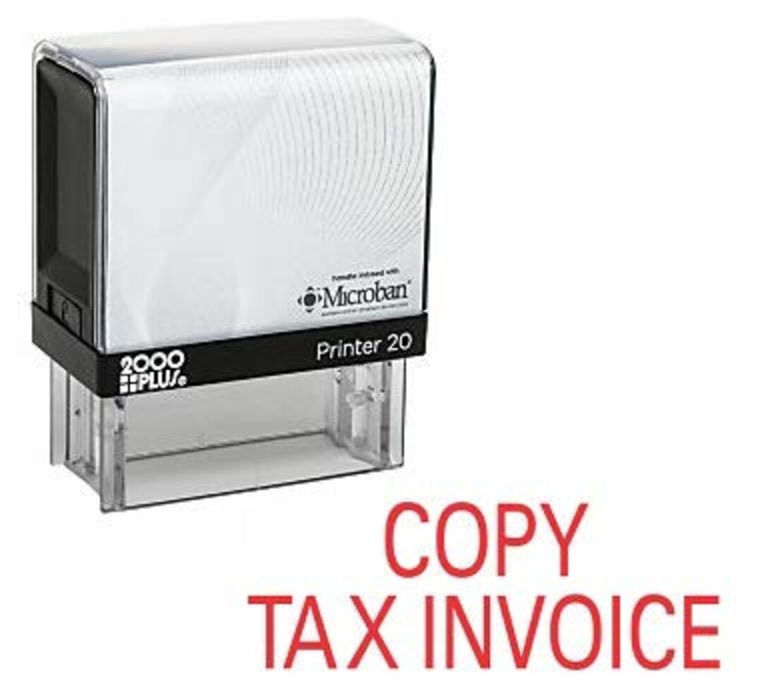 Copy Tax Invoice Office Self Inking Rubber Stamp, Cosco Office Stamp ...