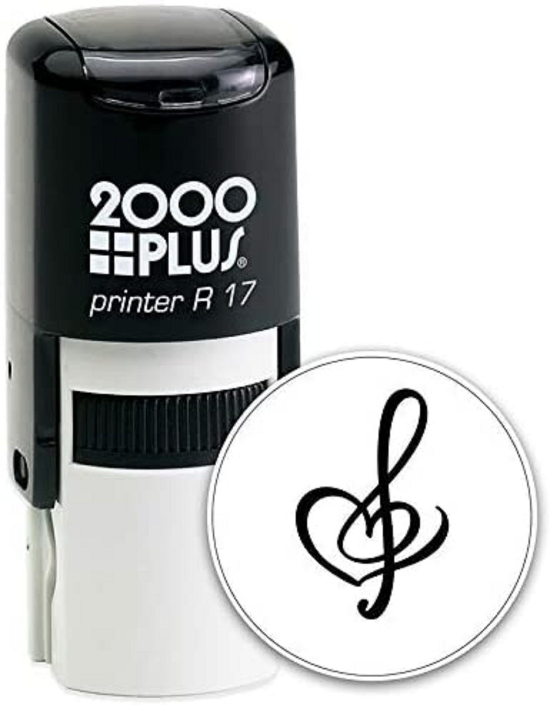 Genuine Music Lover Cosco Round Self Inking Rubber Stock Stamp- Craft ...