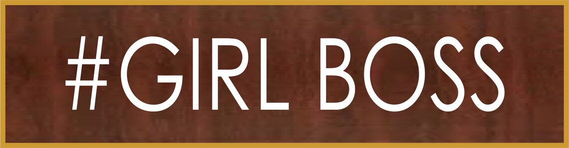Girl Boss Name Plate Name Platefunny Name Platename Plate - Etsy