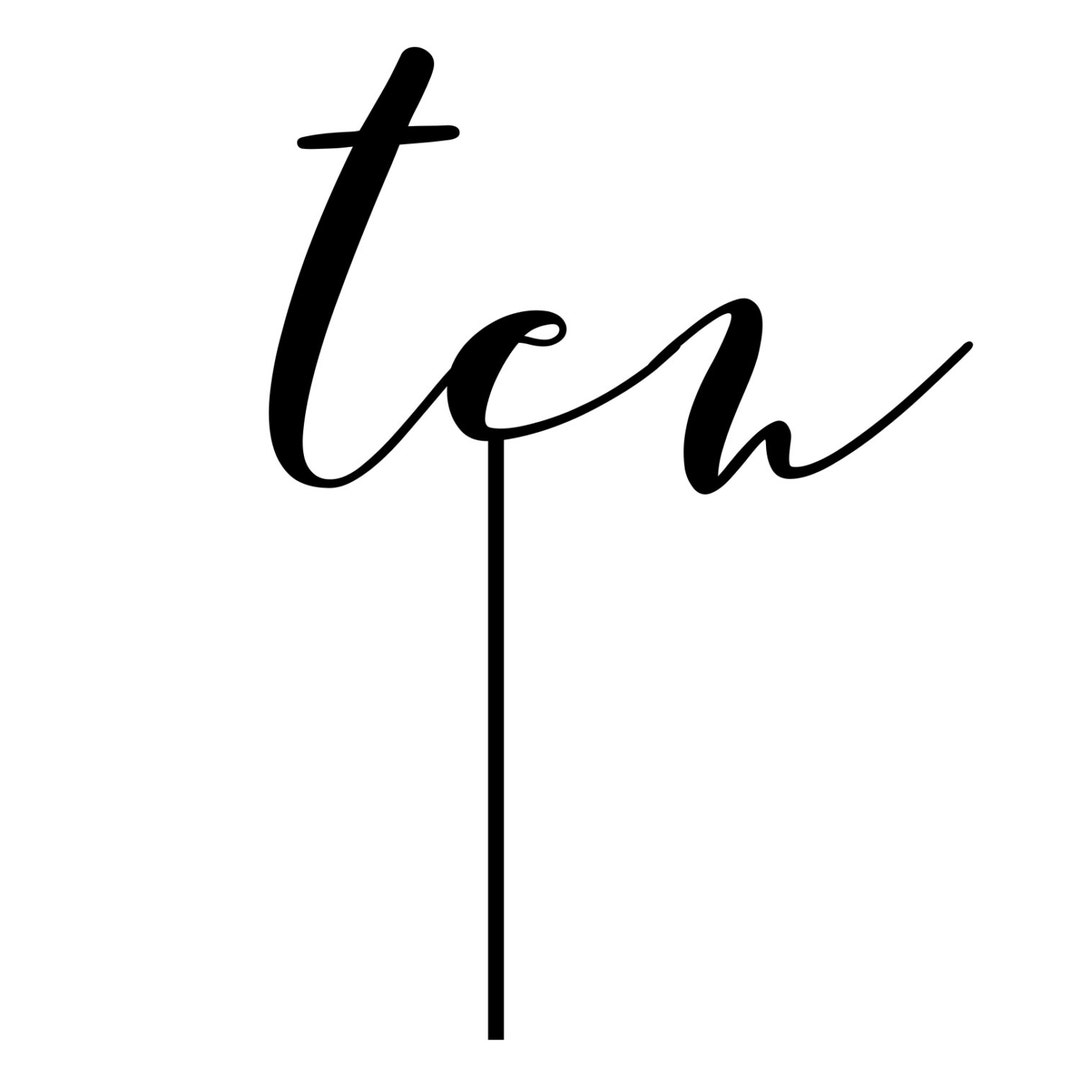 Number Ten Cake Topper Love Cake Topper | Cake Topper Wedding ...