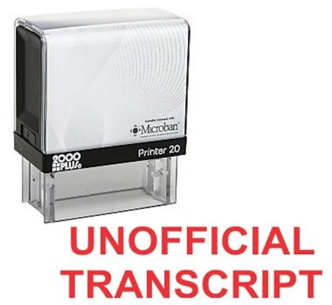 Unofficial Script Self Inking Rubber Stamp, Cosco Printer Office Stamp ...