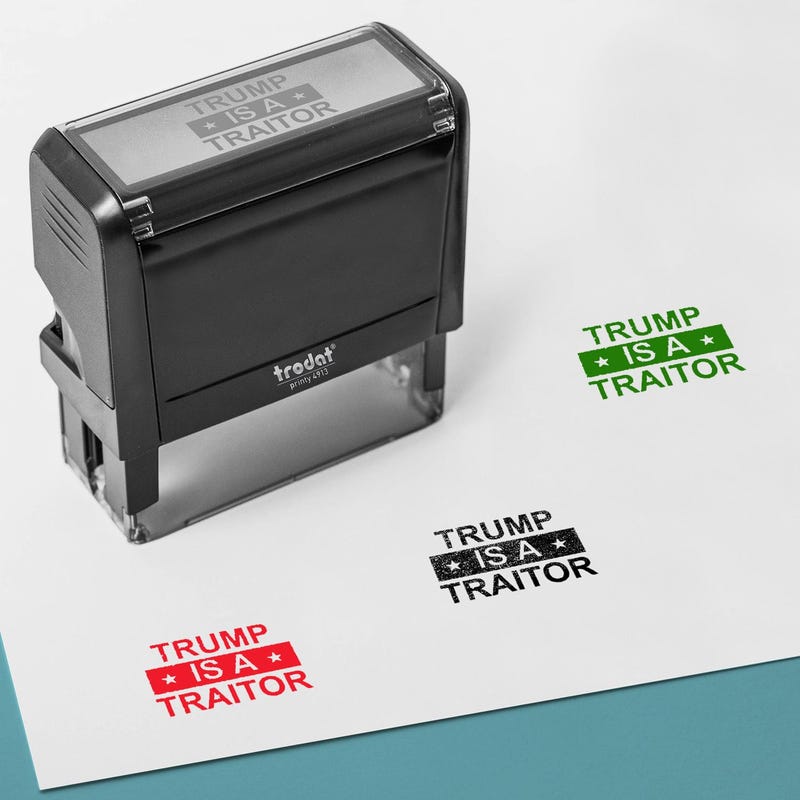 Anti Trump Rubber Stamp - Etsy