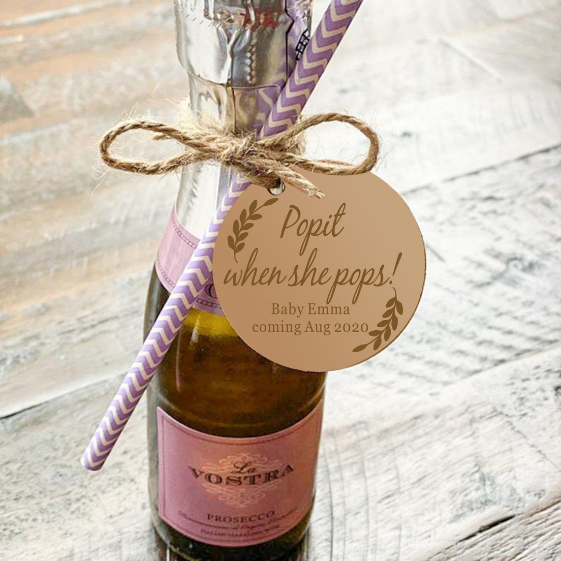 Pop It When She Pops Tags, Pop It When She Pops Champagne Tags, Baby ...