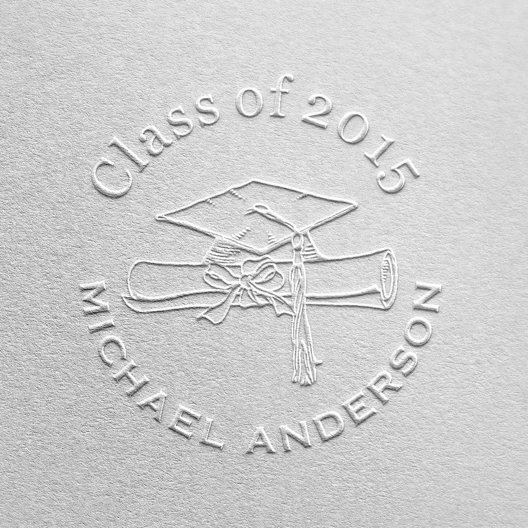 Custom Embosser, Embosser, Graduation Embosser, Graduation Stamp ...