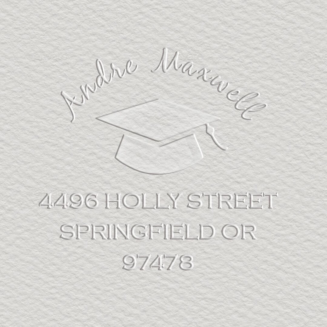 Custom Embosser, Embosser, Graduation Embosser, Graduation Stamp ...