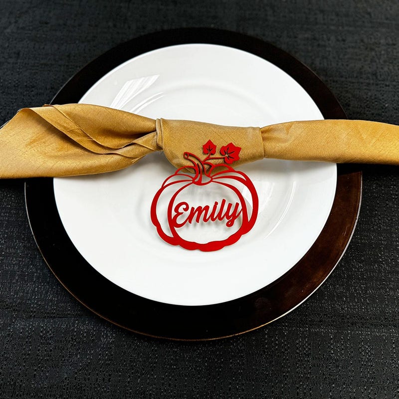 Blank Fall Name Tag - Etsy