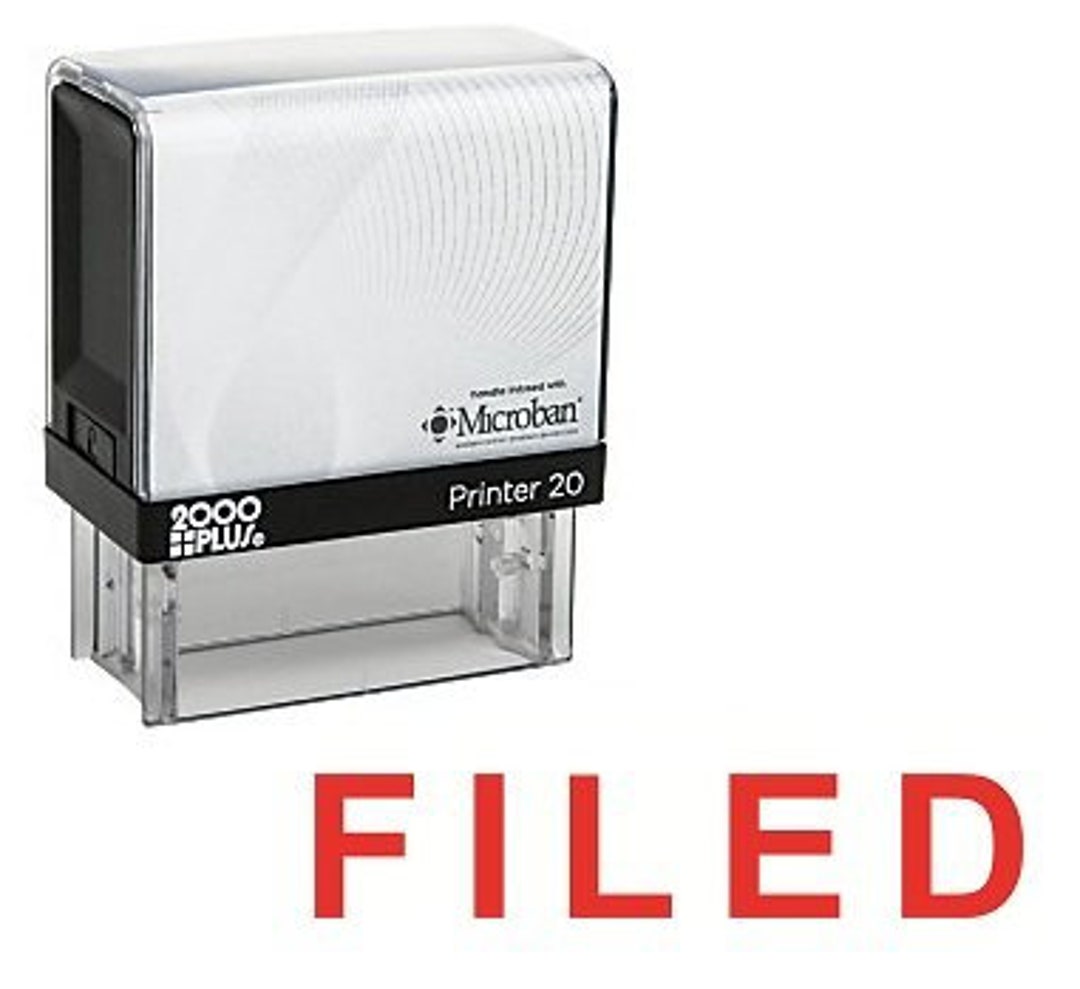 File Office Self Inking Rubber Stamp, Cosco Printer Office Stamp, Stock ...