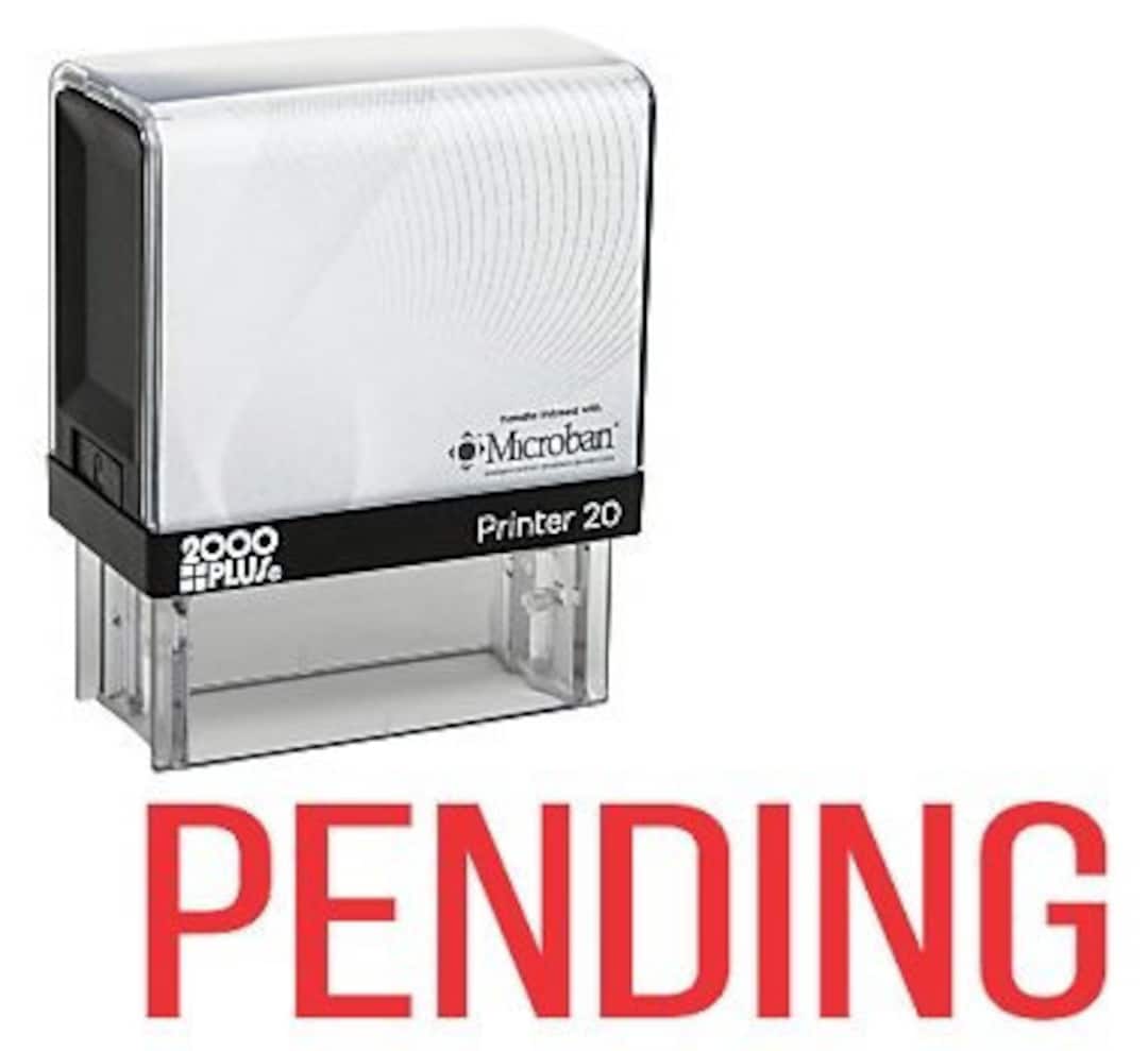 Pending Office Self Inking Rubber Stamp, Cosco Printer Office Stamp ...