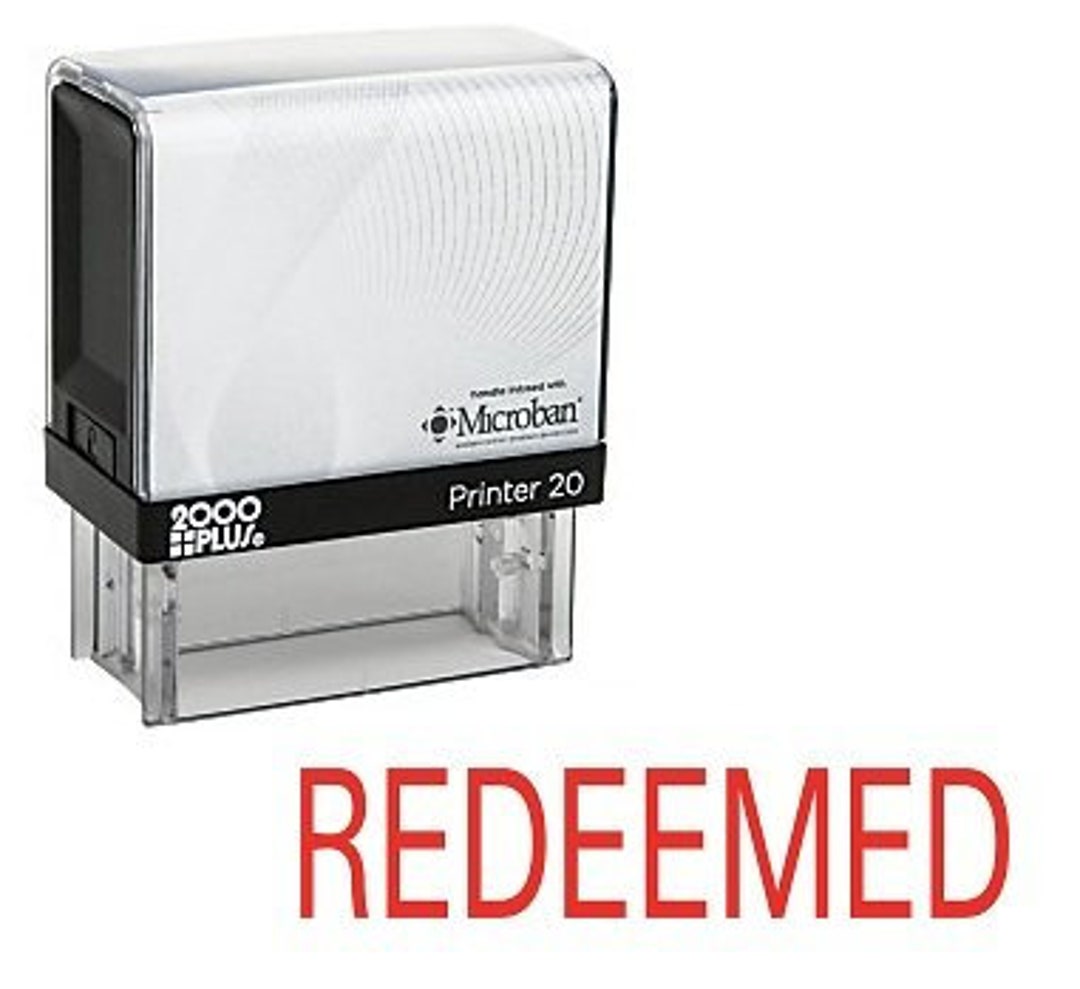 Redeemed Office Self Inking Rubber Stamp, Cosco Printer Office Stamp ...
