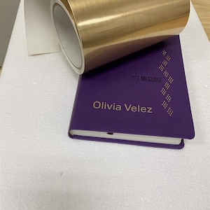 Laser Engraver Foil - Peel and Stick Laser Engraveable Foil - 6"x25 ...