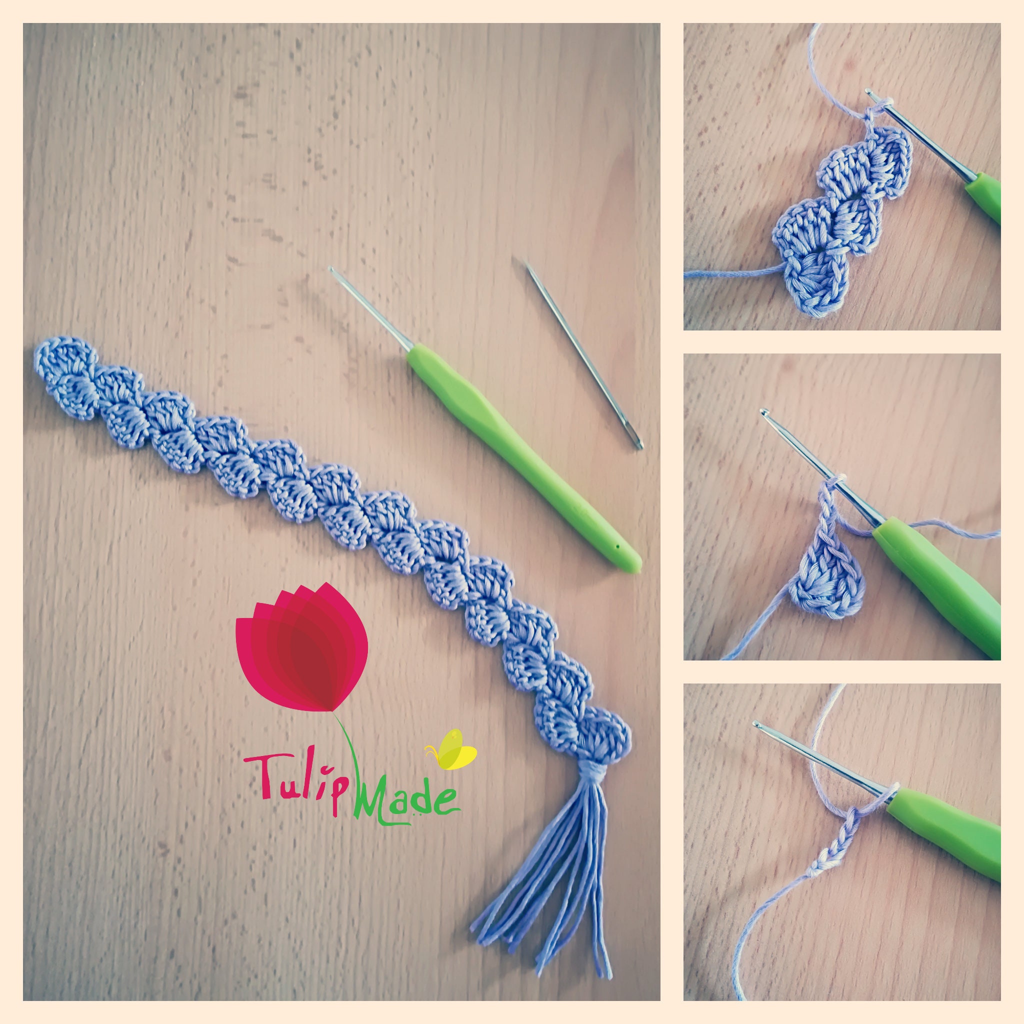 Crochet Bookmark Tutorial_english Version - Etsy