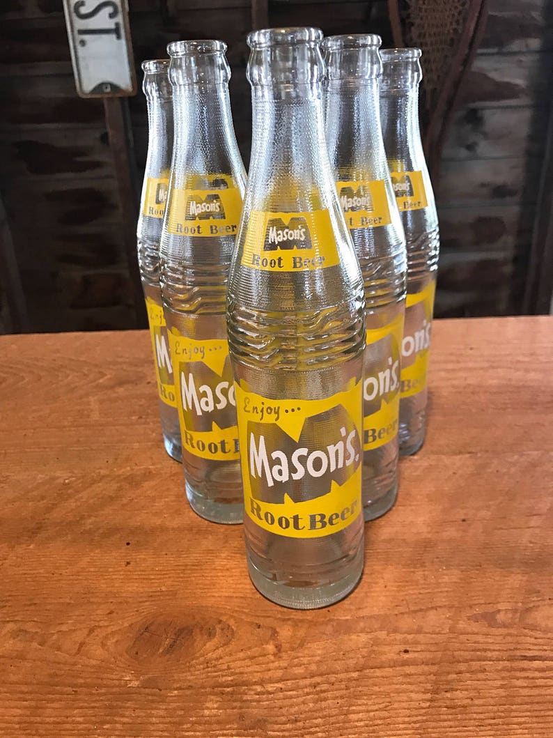 Mason's Root Beer Bottle - Etsy