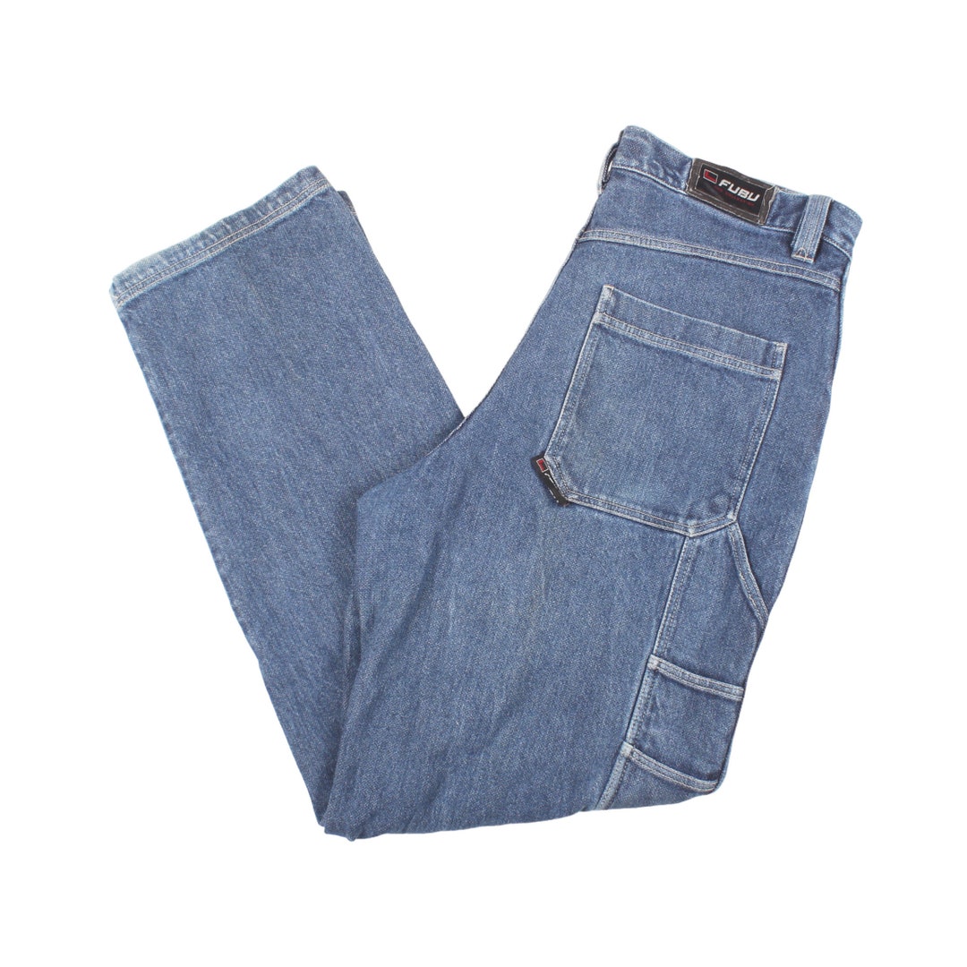 Vintage FUBU Jeans Wide Leg Size W 36 in Hip Hop 1990s Y2K - Etsy