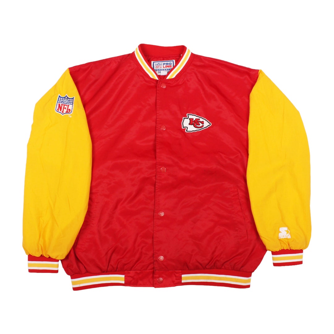 Vintage Starter Kansas City Chiefs Windbreaker Jacket Size XL - Etsy