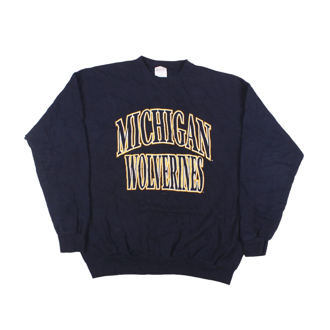 University of Michigan Wolverines Crewneck Sweatshirt - Etsy
