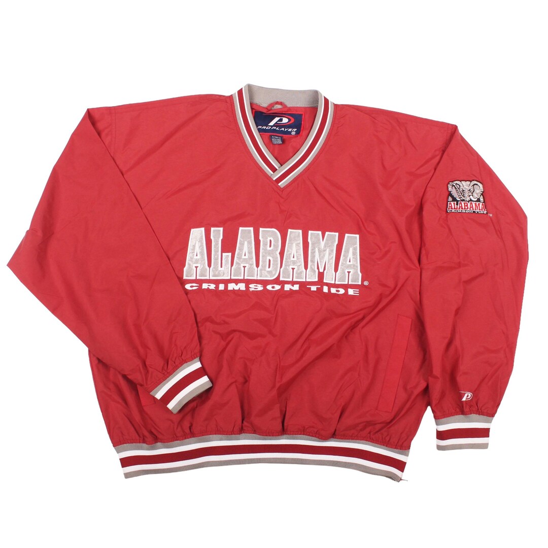 Vintage Crimson Tide Alabama Pullover Windbreaker , Sweatshirt , 90's ...
