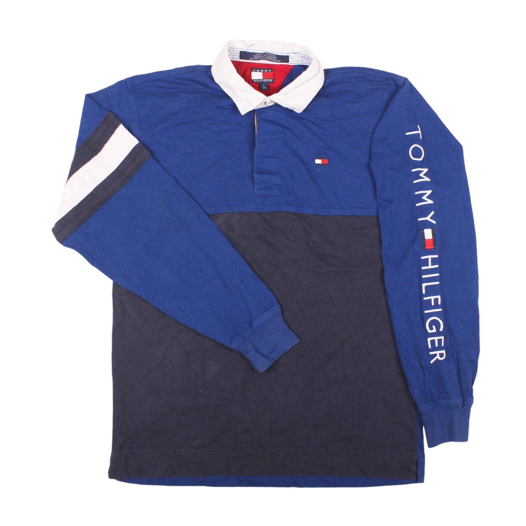 Vintage Tommy Hilfiger Rugby Polo Shirt Size L - Etsy