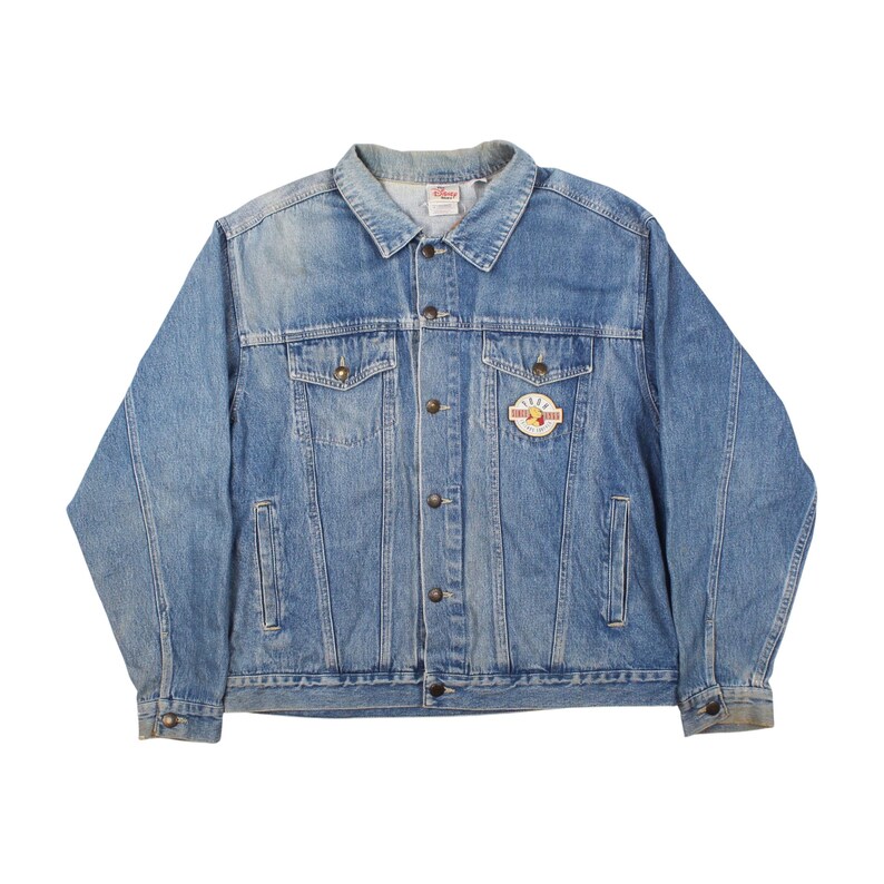Vintage Winnie the Pooh Denim Jacket 90s Disney Jean Jacket Embroidered ...