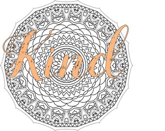 Complete Set A-Z Power Word Adult Coloring Page 26 Pages | Etsy
