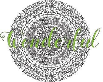 Complete Set A-Z Power Word Adult Coloring Page 26 Pages | Etsy