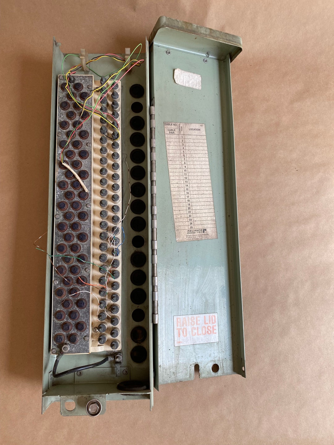 Midcentury Telephone Junction Box Steampunk Repurpose Urban Grunge - Etsy