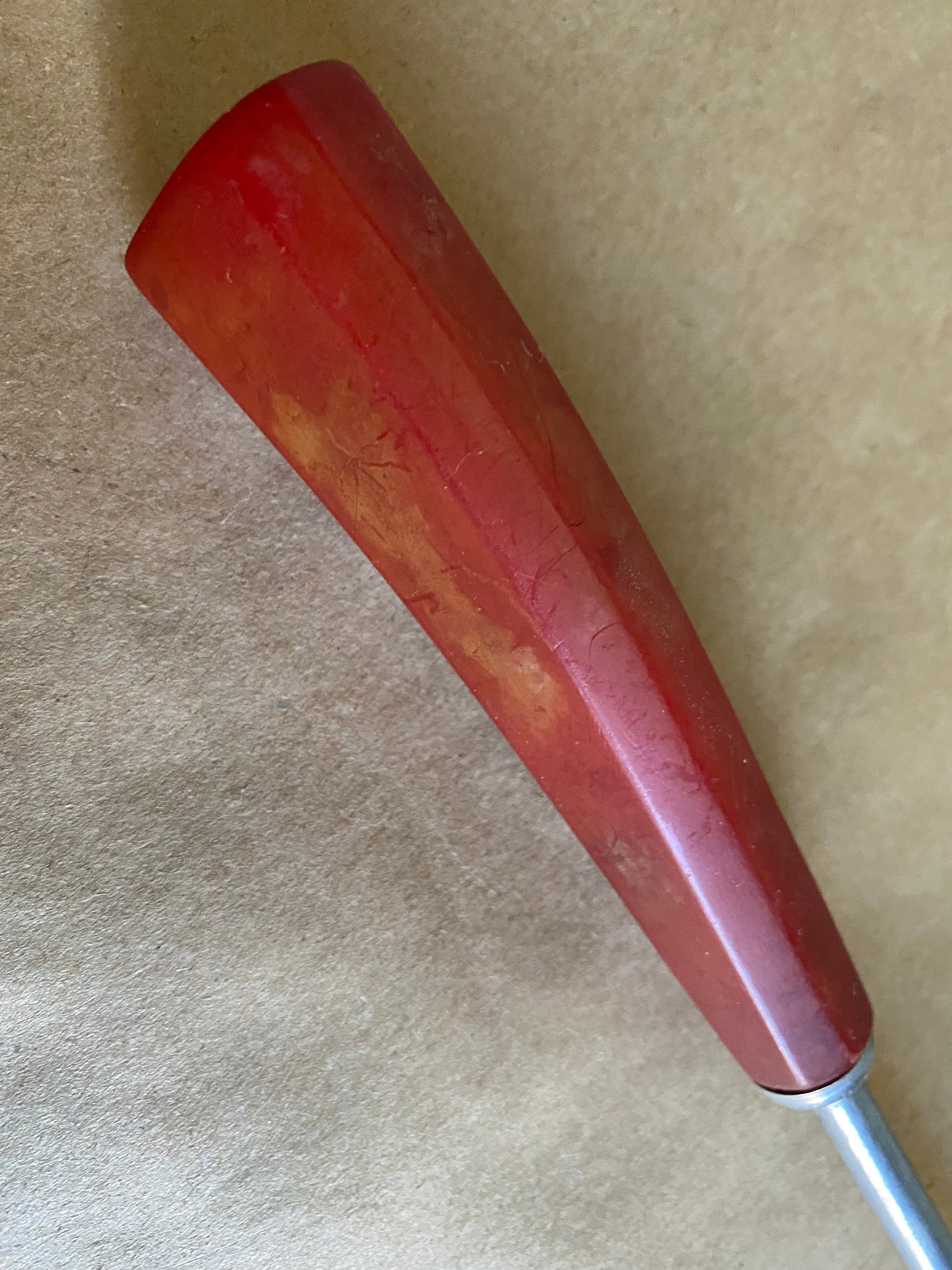 1940s Bakelite Red Handled Spoon Kitchenalia Cookware Cooking Utensils ...
