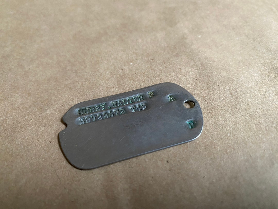 Vintage World War 2 Style 3 Notched Dog Tag - Etsy