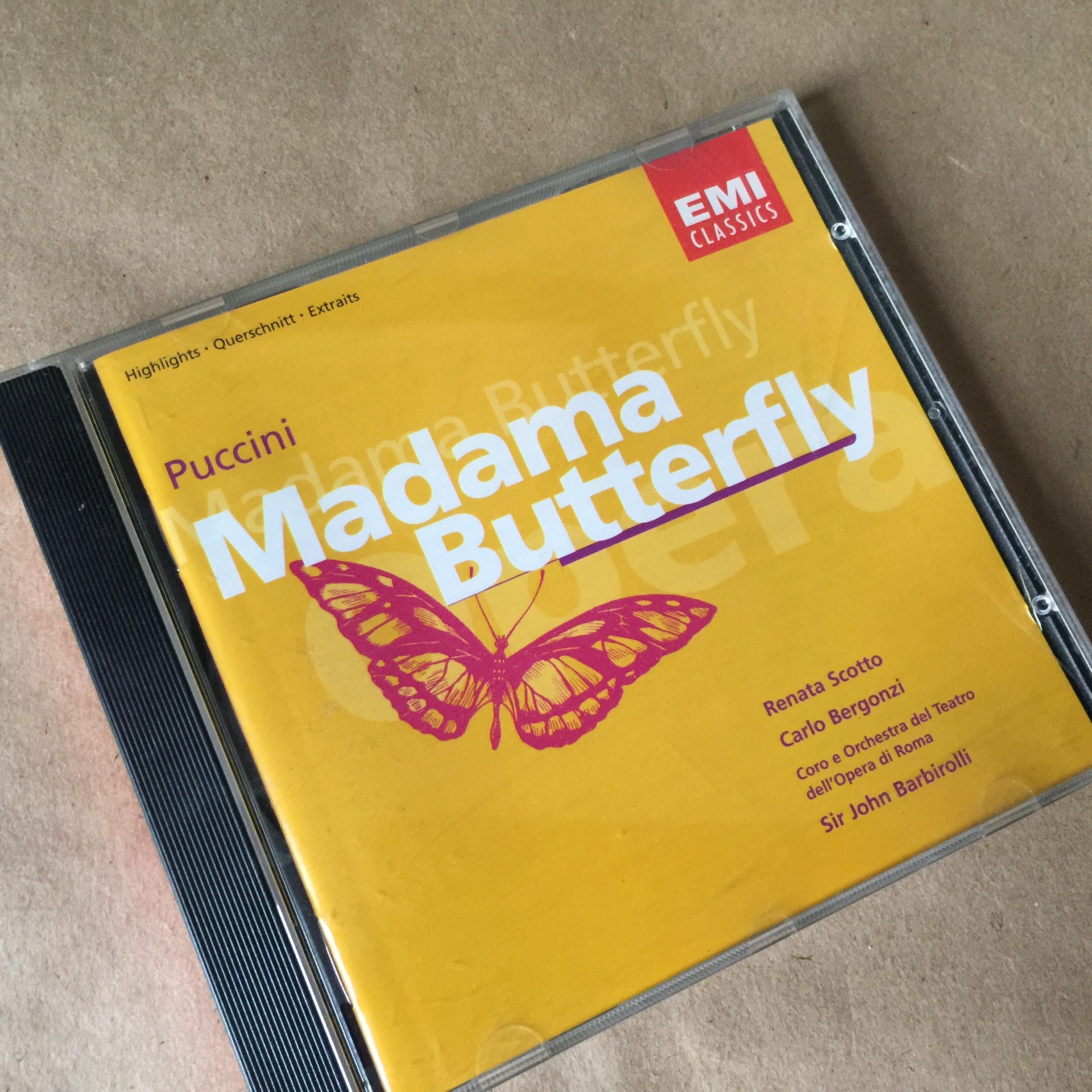 Puccini Madame Butterfly Music CD Orchestra Del Teatro Dell'opera Di ...