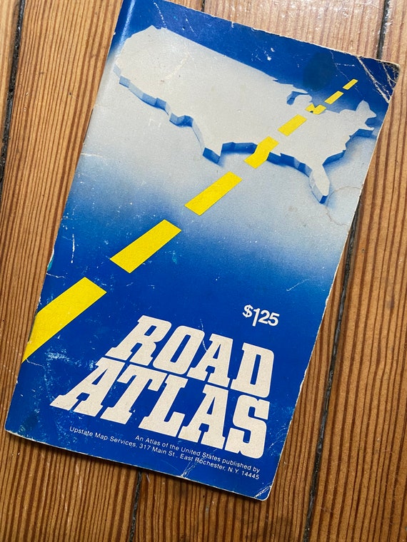 1960s Pocket Road Atlas US Miniature Atlas 50 US States | Etsy