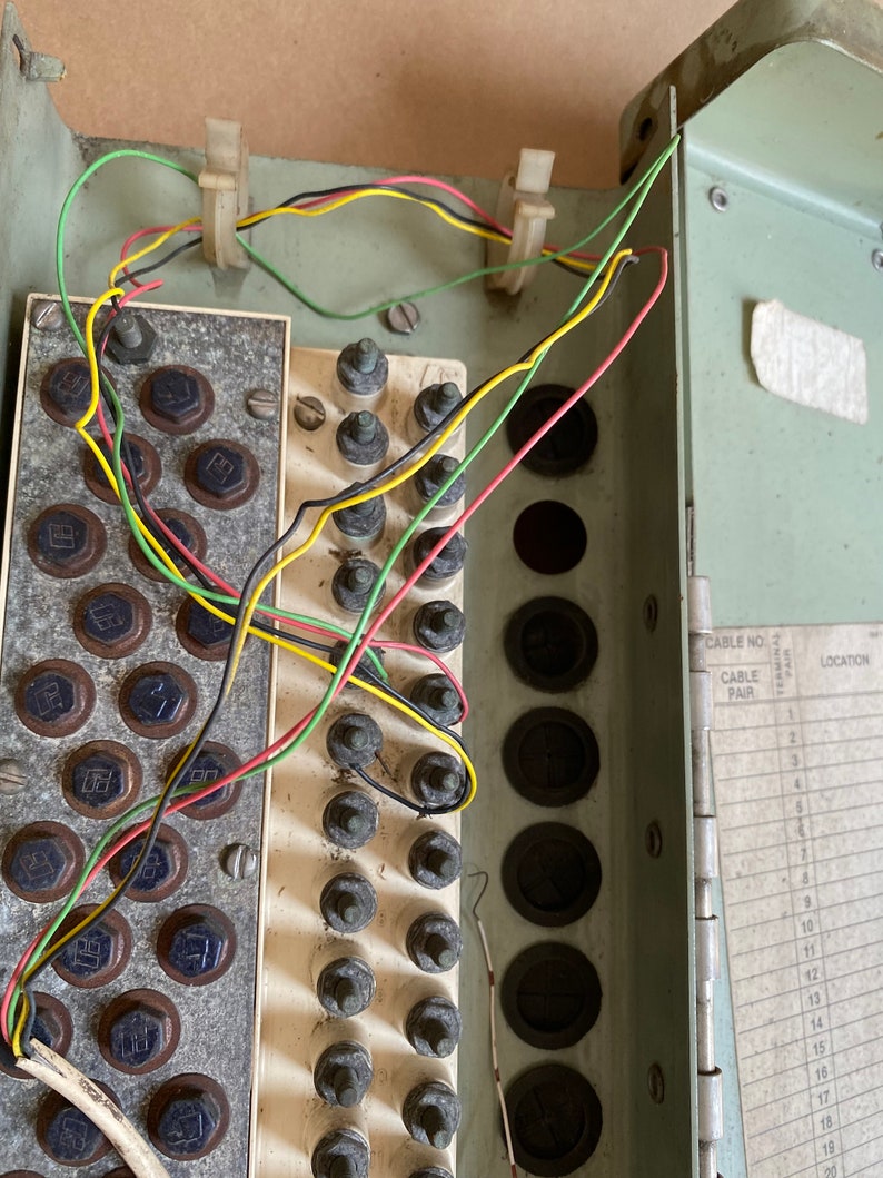 Midcentury Telephone Junction Box Steampunk Repurpose Urban - Etsy