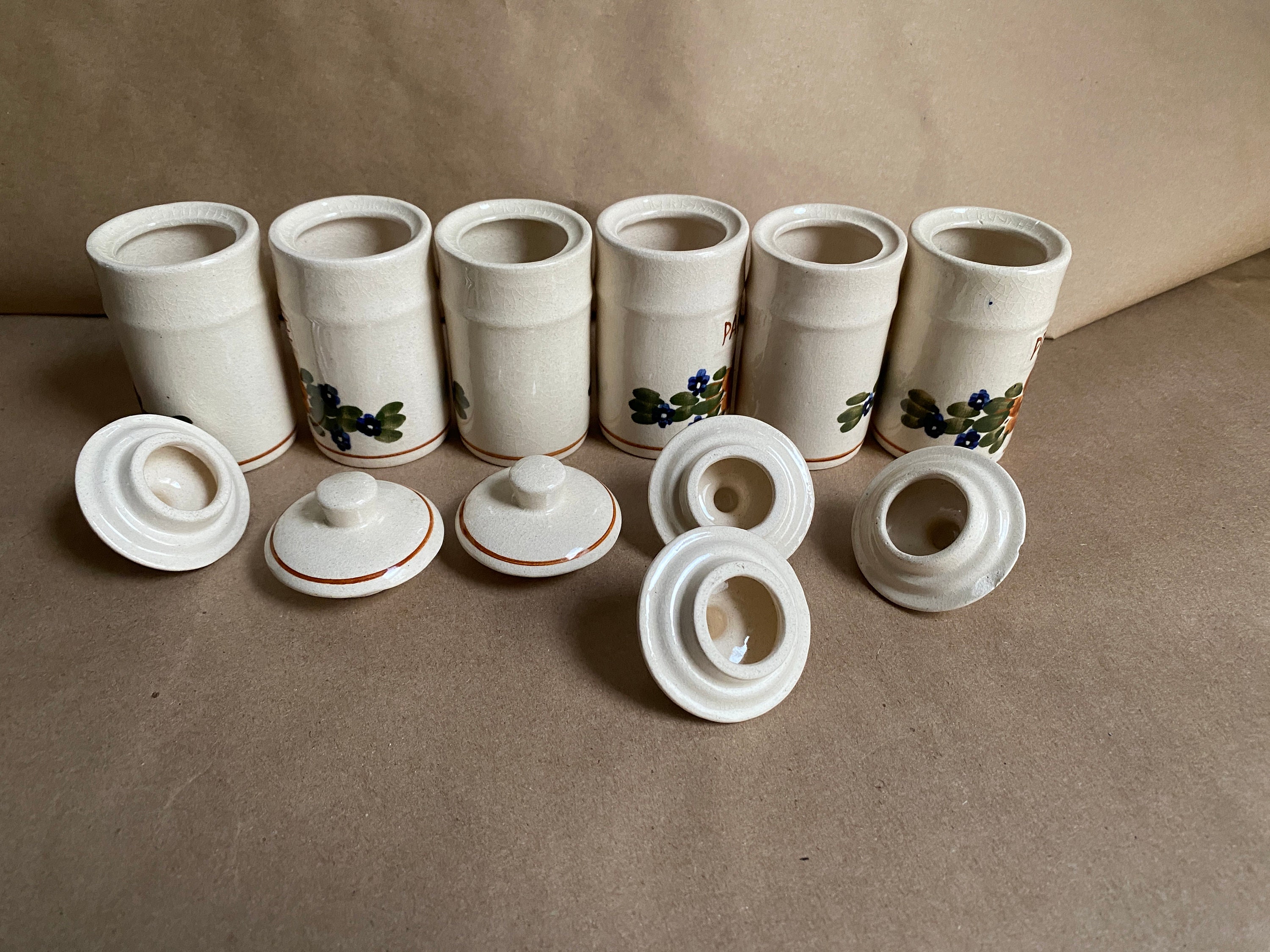 Czech Slovak Spice Containers Set of Six - Etsy