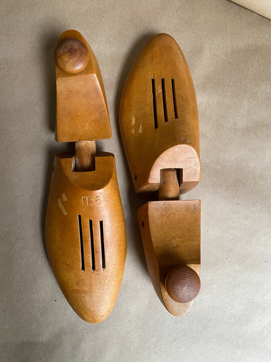 Vintage Mid Century Men's Maple Shoe Trees Pair Size 9D - Etsy