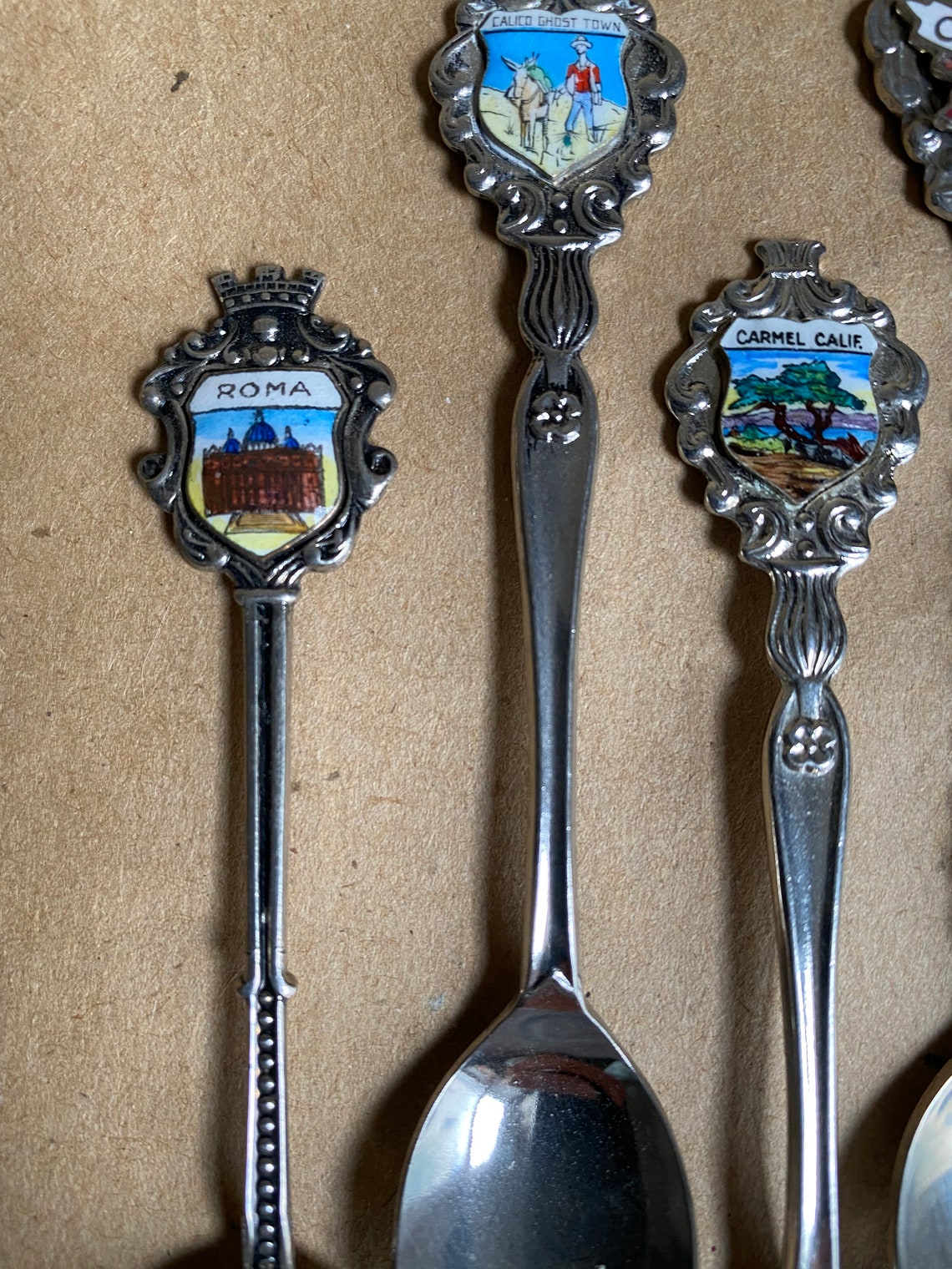 Vintage Collectable Travel Souvenir Spoons International | Etsy