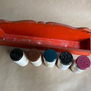 1950s Vintage Spice Rack Made in Japan Ceramic Shakers - Etsy
