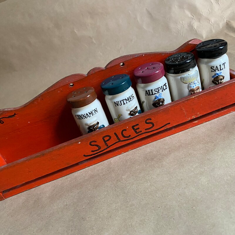 Vintage Spice Rack - Etsy