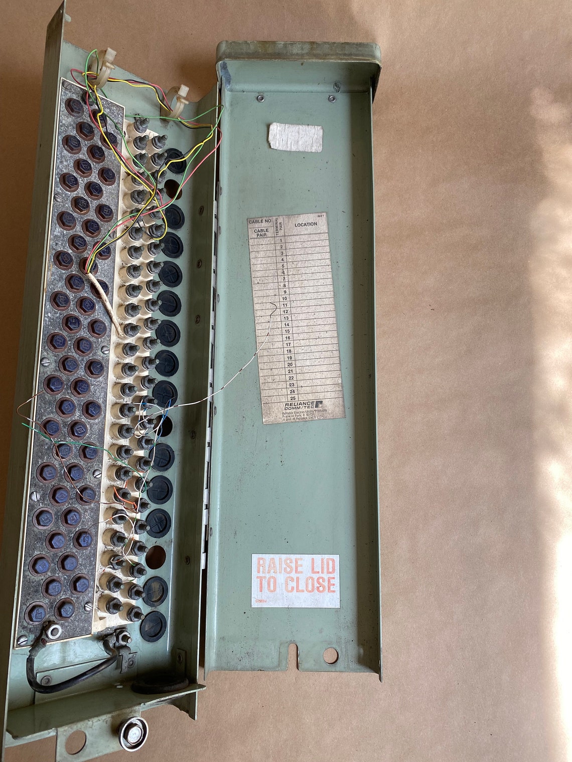 Midcentury Telephone Junction Box Steampunk Repurpose Urban - Etsy