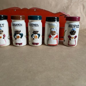 1950s Vintage Spice Rack Made in Japan Ceramic Shakers - Etsy