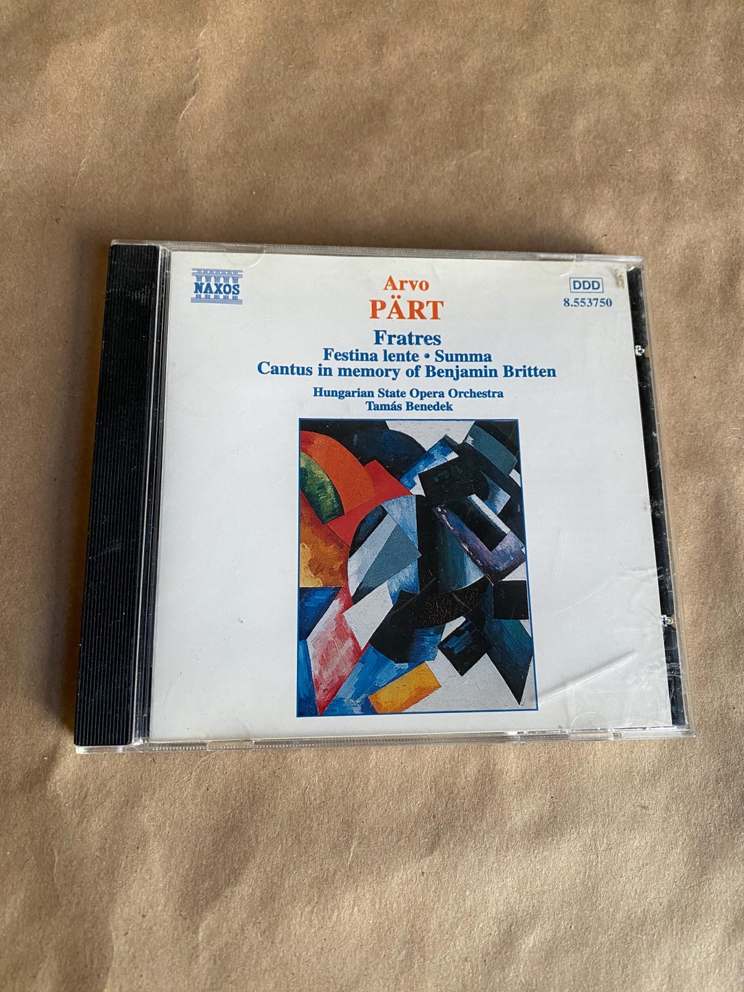 Arvo Part Passio Fratres Hungarian State Opera Orchestra Tamas Benedek ...