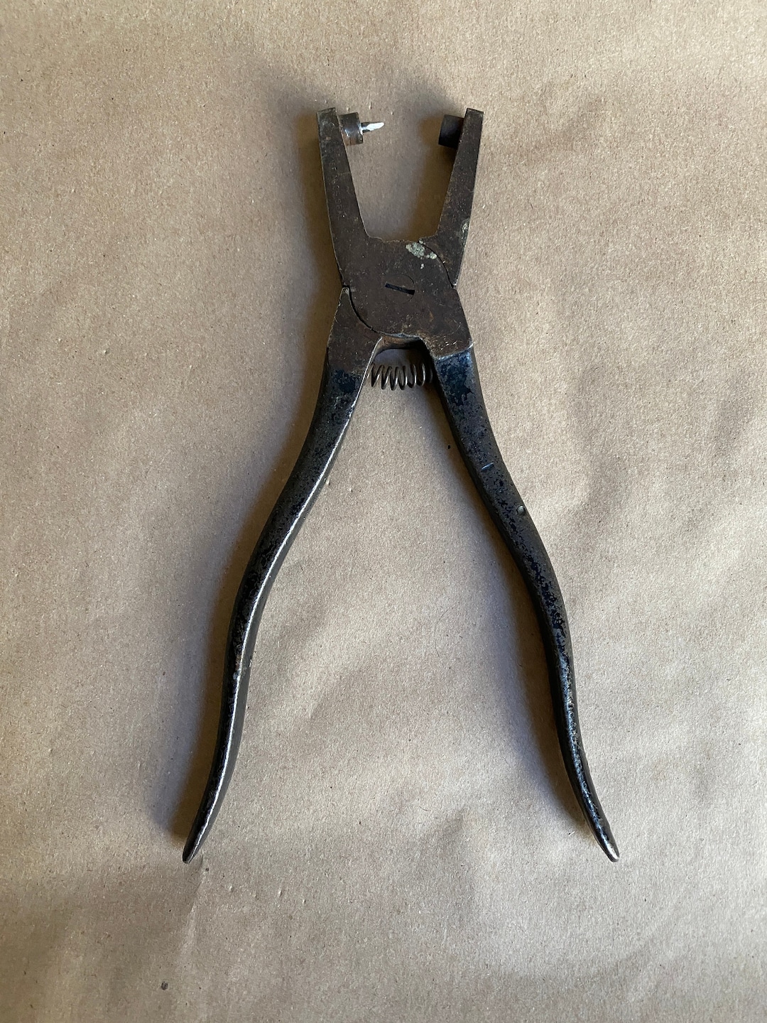 Vintage Iron Grommet Punch Rivet Plyers - Etsy