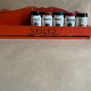 1950s Vintage Spice Rack Made in Japan Ceramic Shakers - Etsy
