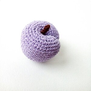 1st Year Baby Set of 2 Toys Grapes Plum Rattle Organic Cotton - Etsy