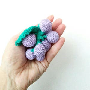1st Year Baby Set of 2 Toys Grapes Plum Rattle Organic Cotton - Etsy