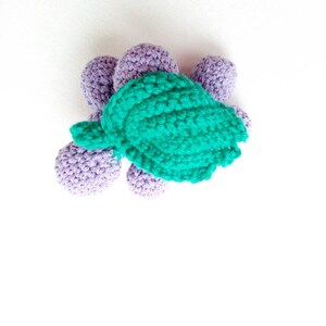 1st Year Baby Set of 2 Toys Grapes Plum Rattle Organic Cotton - Etsy