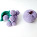 1st Year Baby Set of 2 Toys Grapes Plum Rattle Organic Cotton - Etsy
