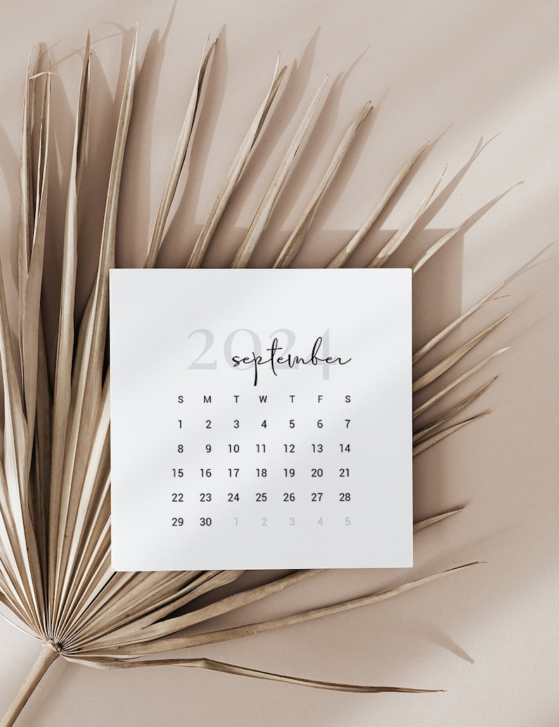 2024 Kalender 3x3 2x2 2024 Mini Kalender Druckbarer Bujo Kalender 2024 ...