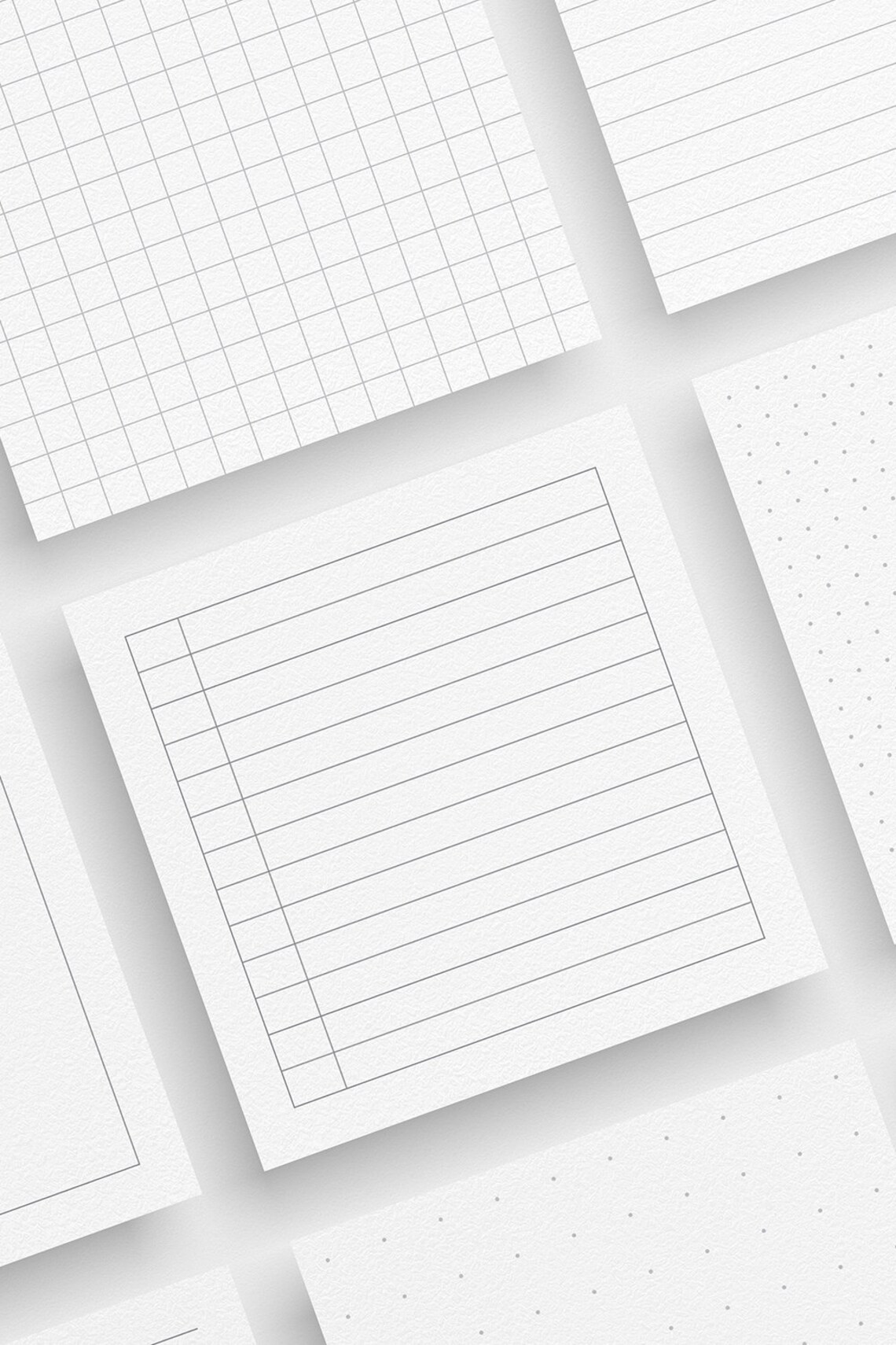 Printable Notes and Memo Cards 3x3 Printable Journal & - Etsy