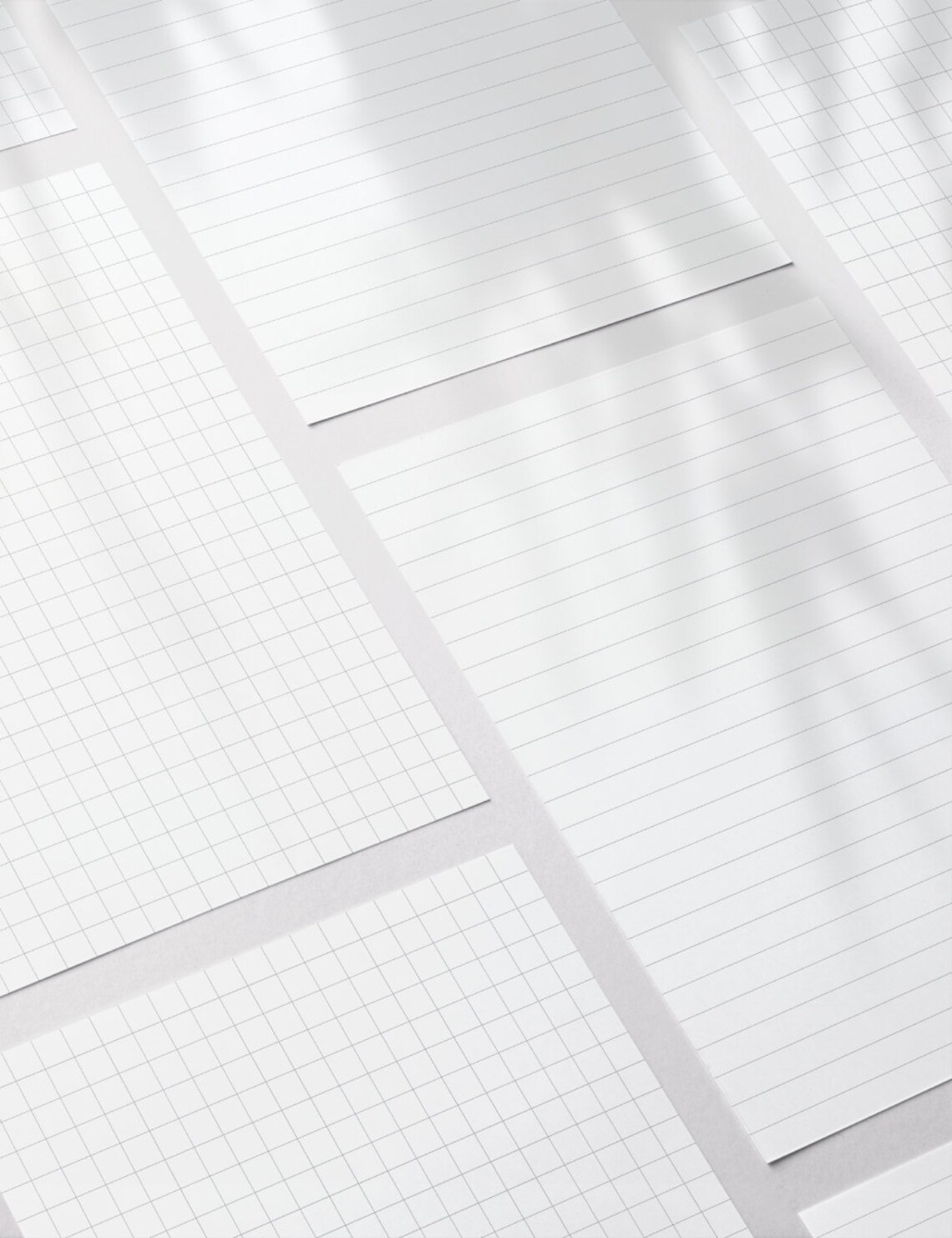 Printable Basic Pages Lined, Grid, Dotted A4 A5 US Letter Printable ...