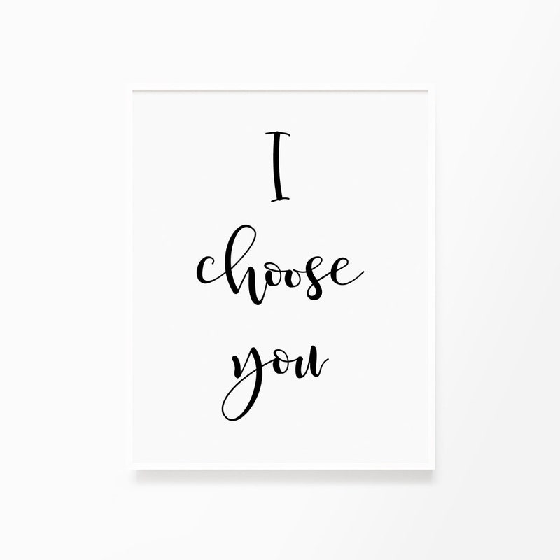 I Choose You Etsy