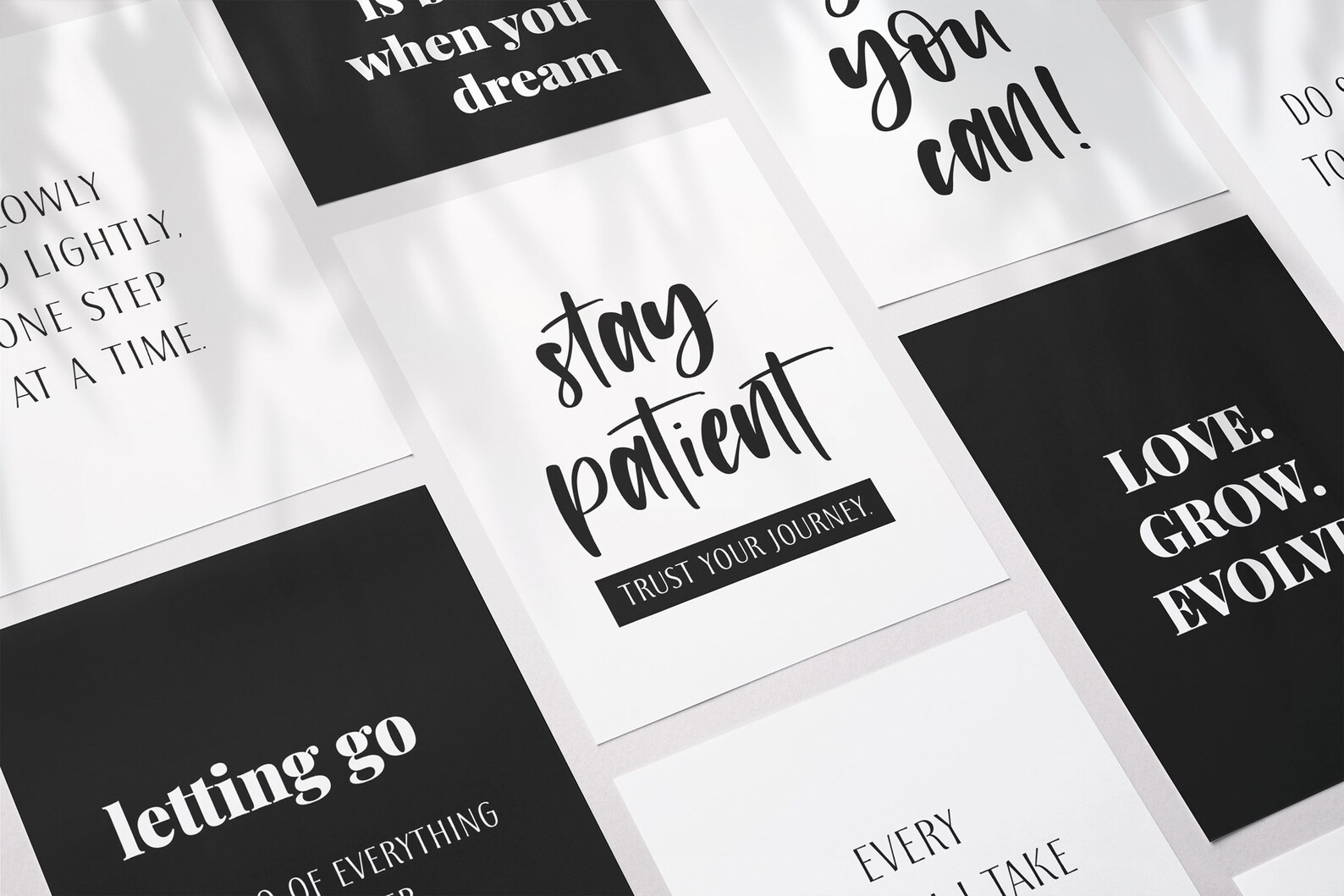 Vision Board Printables Printable Quotes and Affirmation Cards 3.5x5 ...