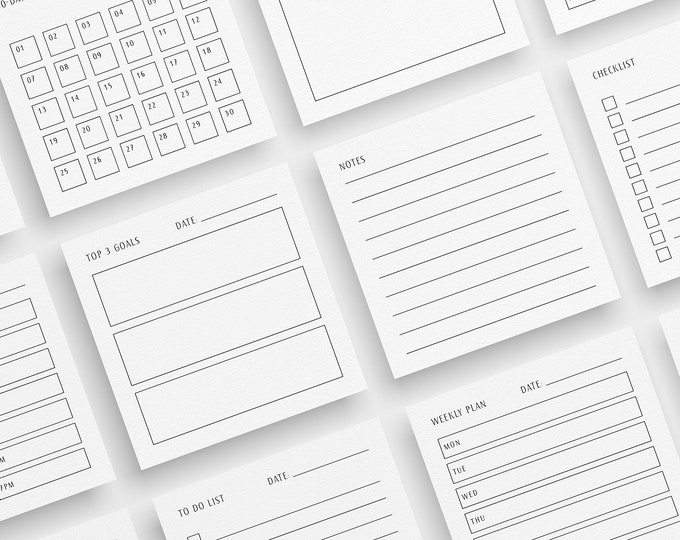 Planner Cards - Etsy